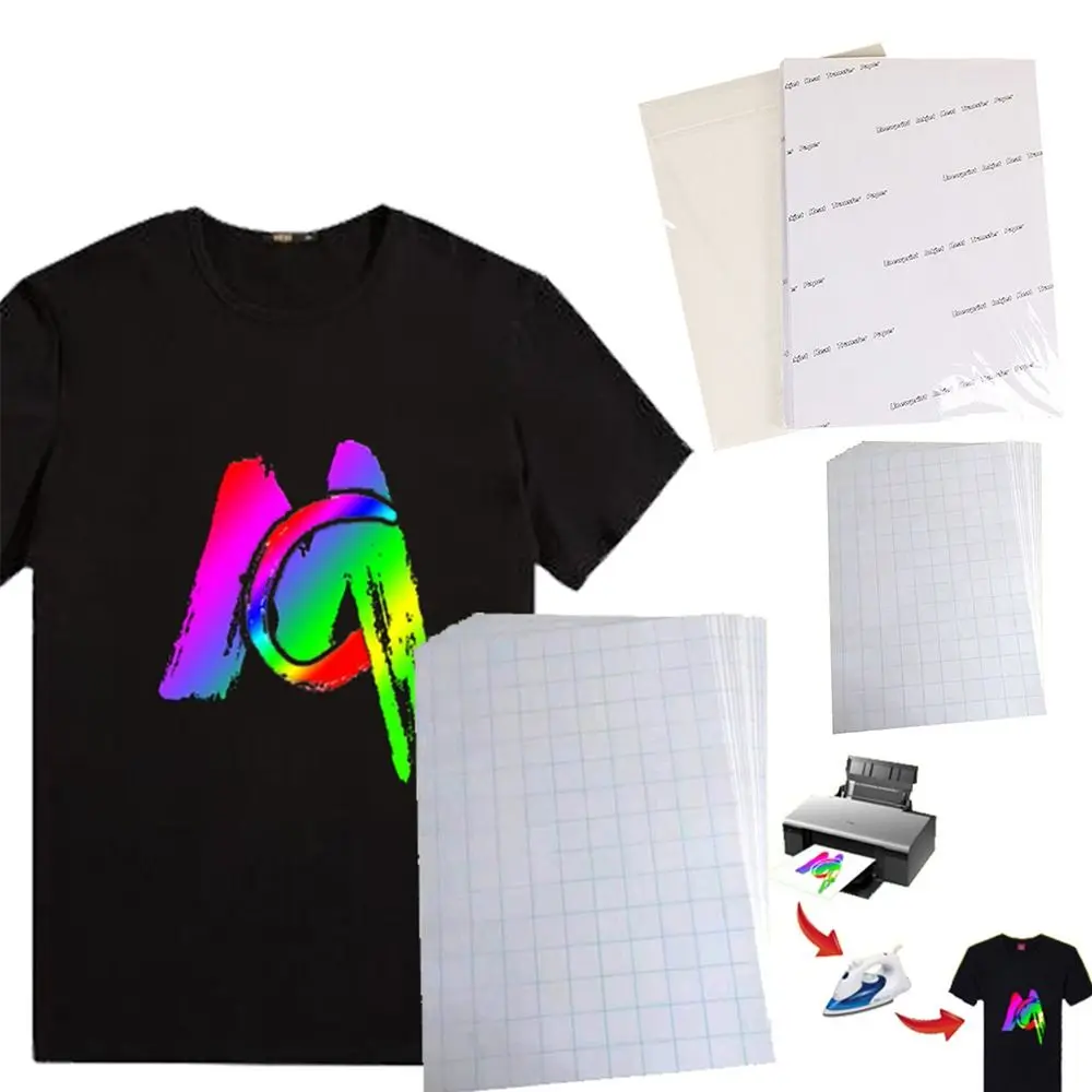 Fashion DIY Light Dark Cloth Inkjet Sublimation Printing Paper Light ...