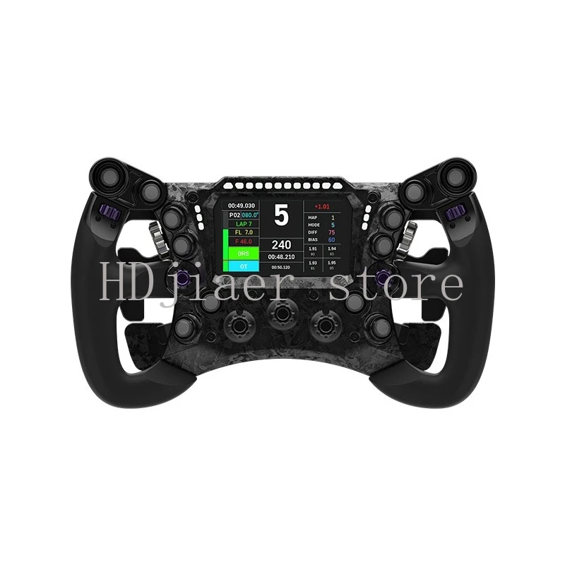 290GP forged carbon fiber force feedback steering wheel F1 same paddle ...