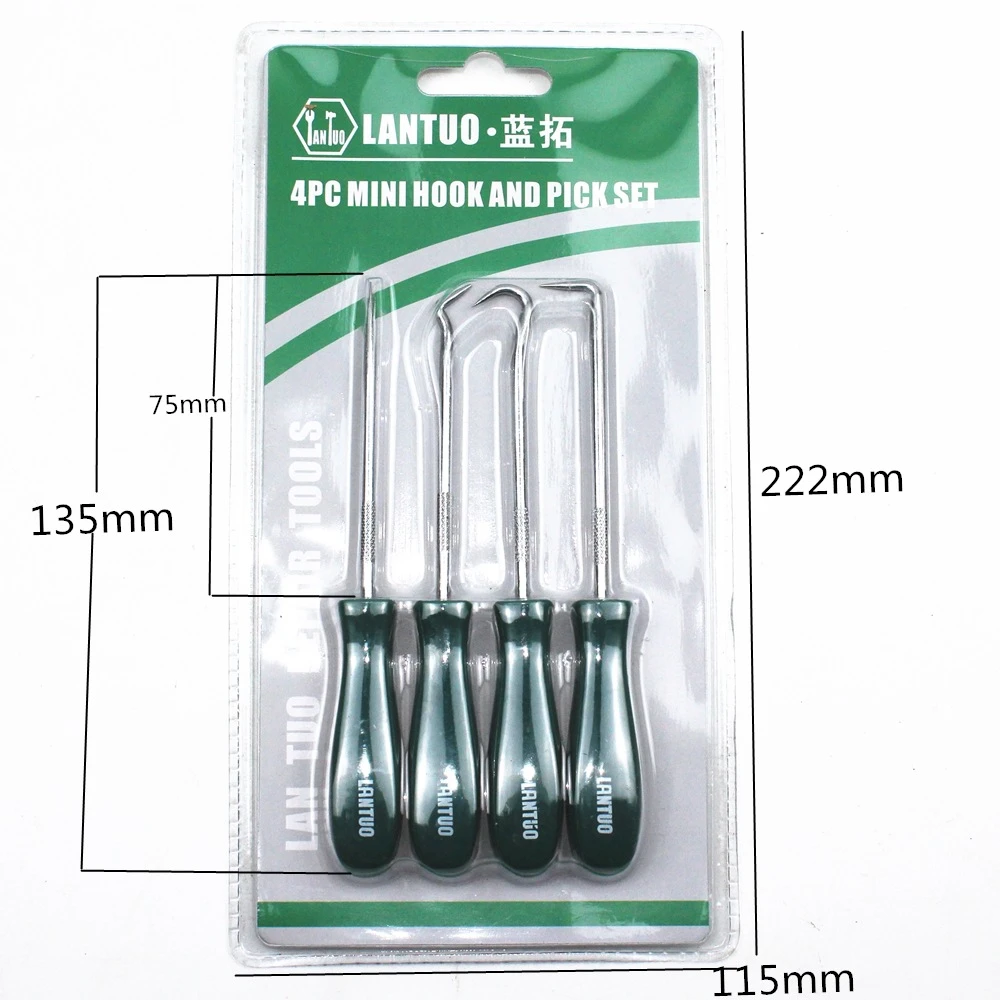 ALLSOME 4Pcs 135mm Car Auto Vehicle Oil Seal Screwdrivers Set O Ring ...