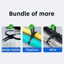 5Pcs 12x700mm Plastic Handcuffs Double Flex Cuff Police Disposable ...