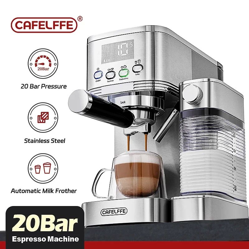 Top Cafeteria Coffee Machine Reviews: The Cafelffe 20Bar Automatic Milk ...