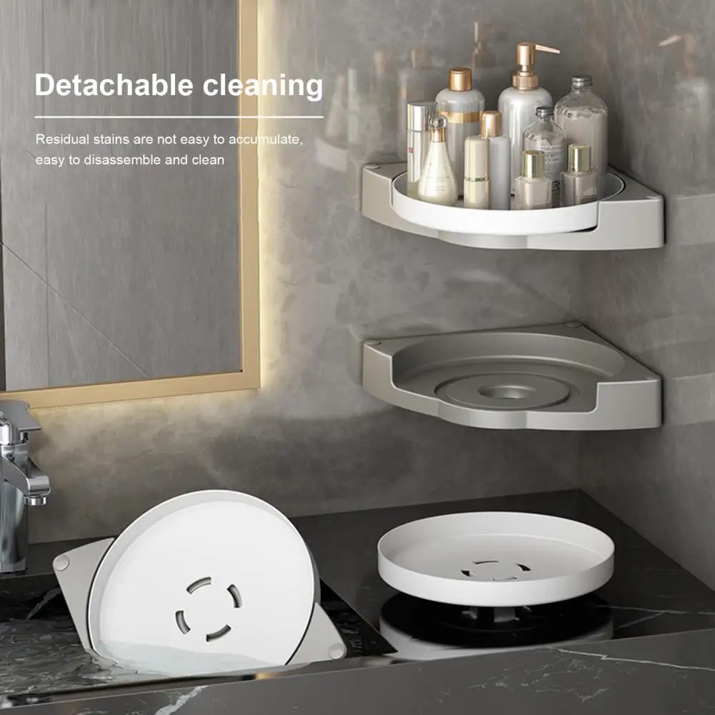 Shower-Organizer-Shelf-Toiletry-Storage-Rack-360-degree-Rotatable ...