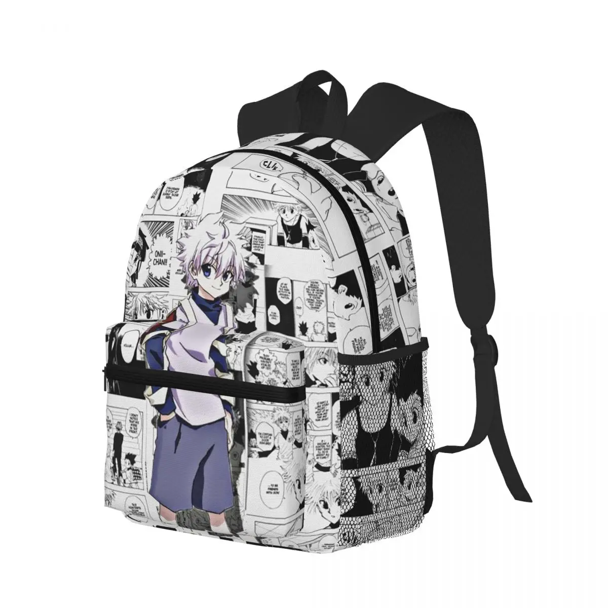Anime HXH Hunter X Hunter Killua Zoldyck Student Backpack School Bag ...