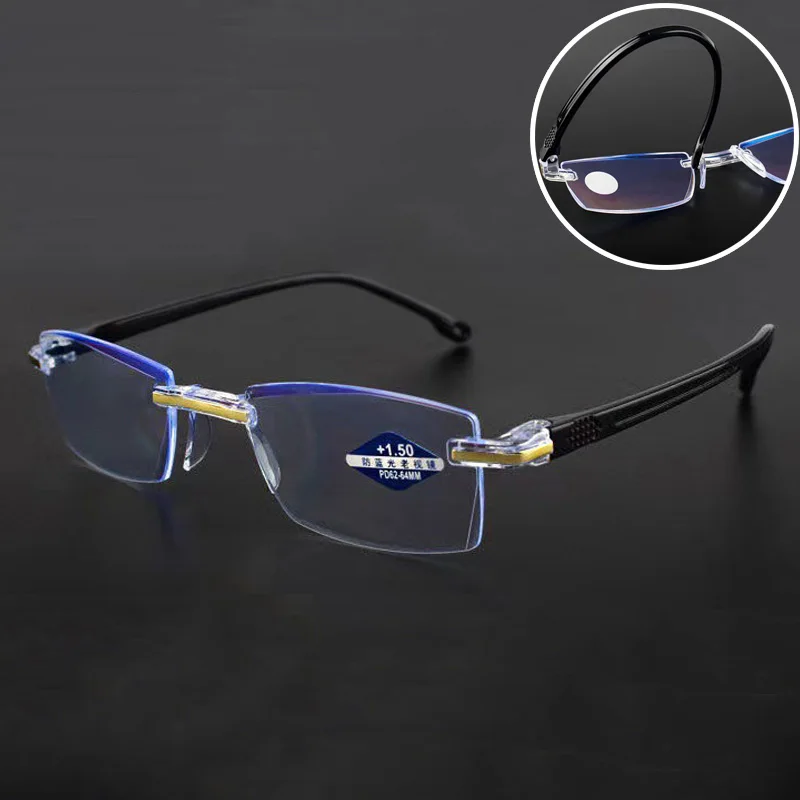 Ultralight-Rimless-Reading-Glasses-Women-Men-Business-Anti-Blu-Ray ...