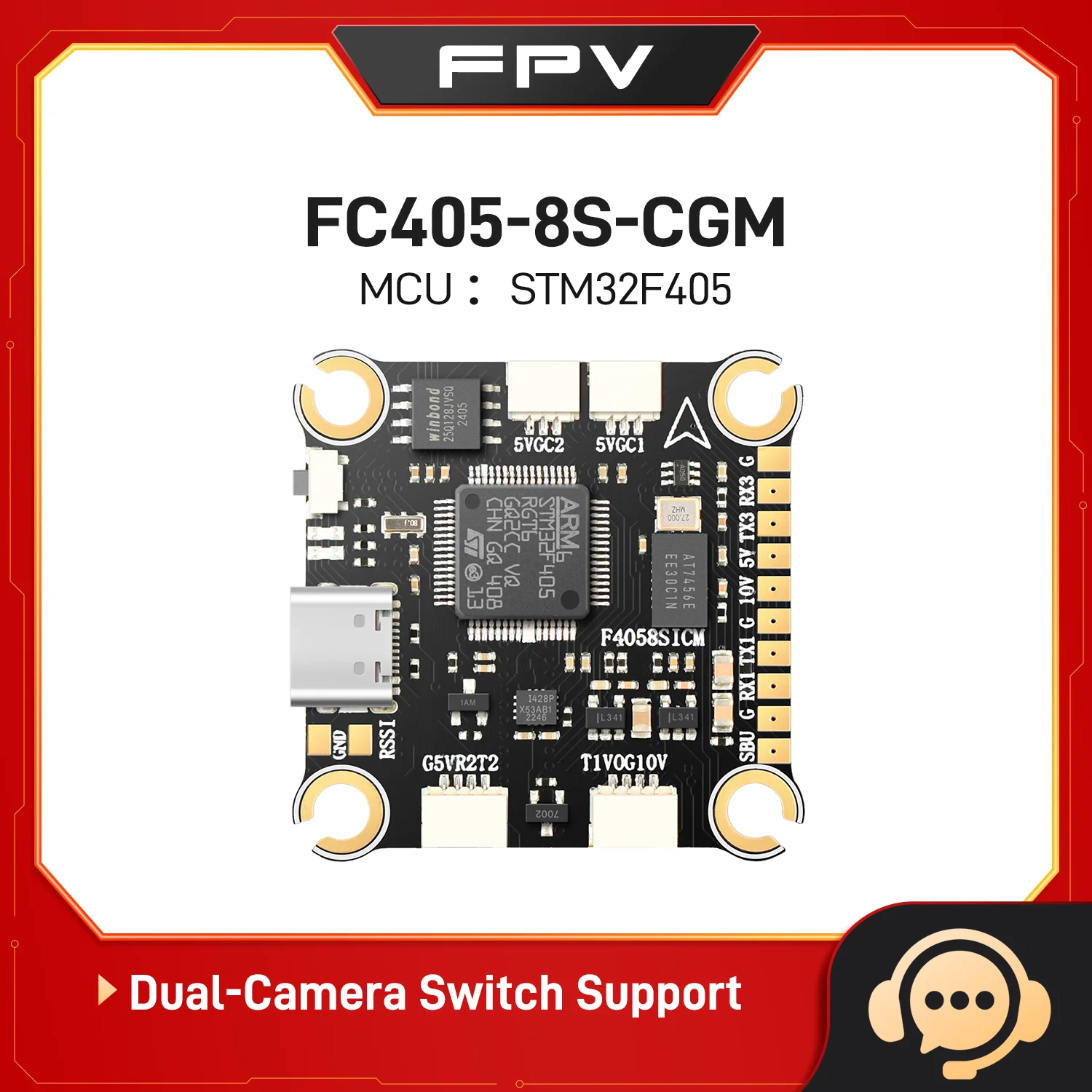 FPV Flight Controller 3S-8S lithium battery Flight Controller with ...