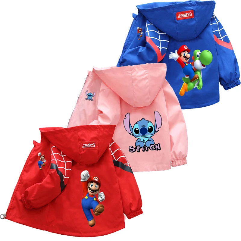 Spring-Baby-Boys-Girls-Coats-Cartoon-Super-Mario-Zipper-Hoodies-Jacket ...
