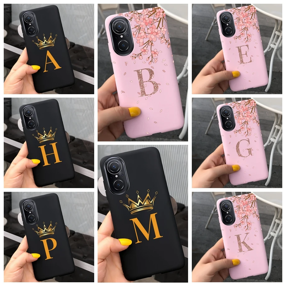 For Huawei Nova 9 SE Case Nova9 SE 5G Cover Nickname Letter Pattern ...