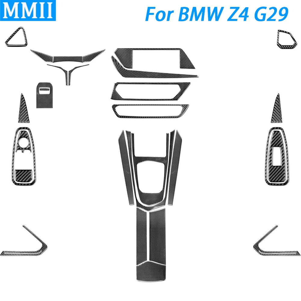 For BMW Z4 G29 2019-22 Carbon Fiber Gear Shift Window Lift Center ...