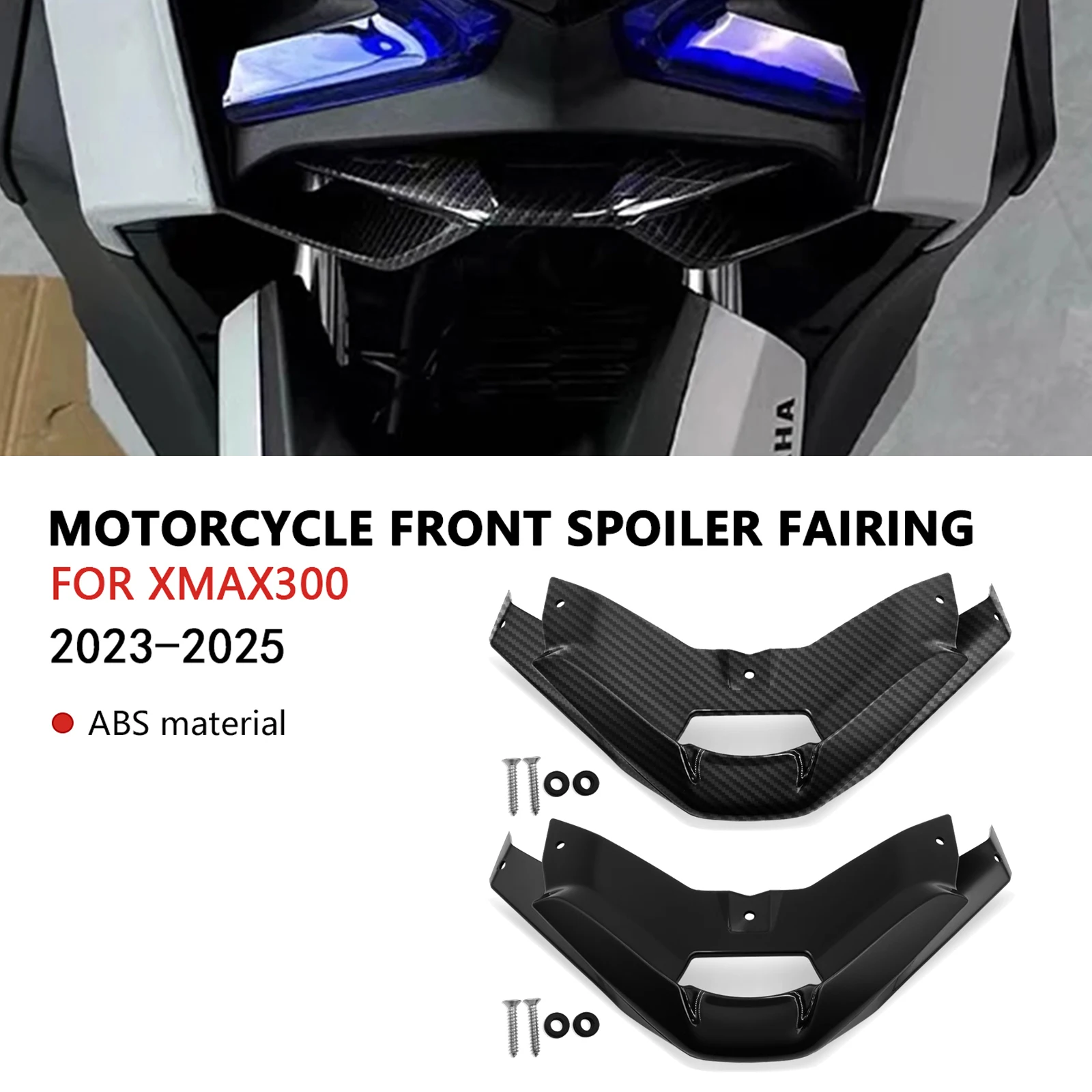 Motorcycle Front Fairing Beak Extender Front Spoiler Winglet ...