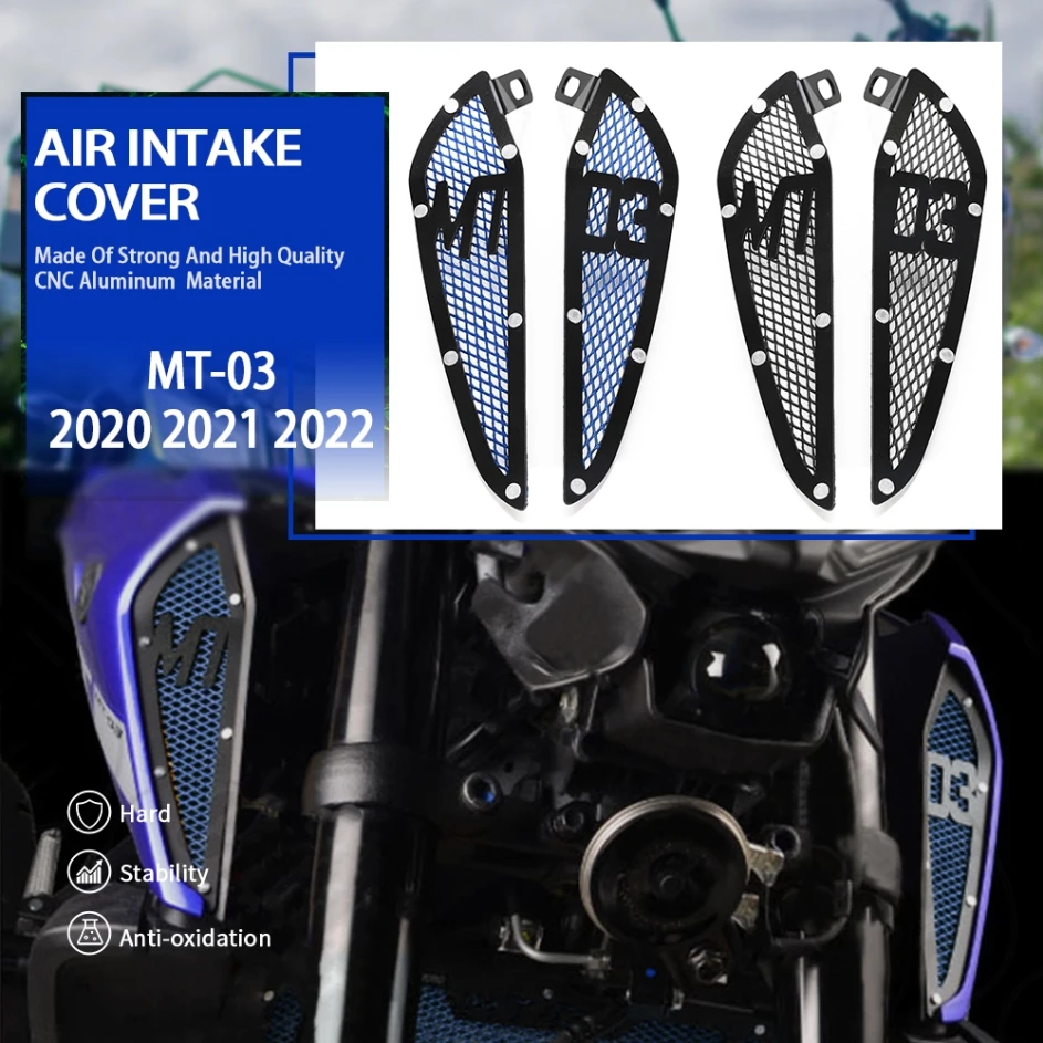 Motorcycle Accessories Air Intake Cover For YAMAHA MT03 2020 2021 2022 ...