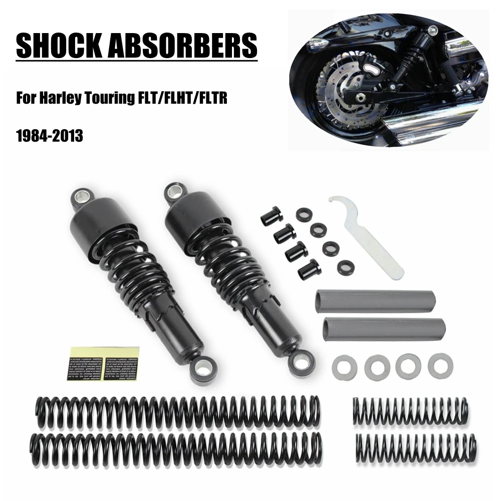 Motorcycle-Lowering-Slammer-Suspension-Kit-Black-Motorbike-Rear-Shock ...