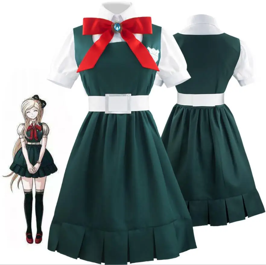 Cosplay-Sonia-Nevermind-Green-Dress-Anime-Danganronpa-Cosplay-Costume ...