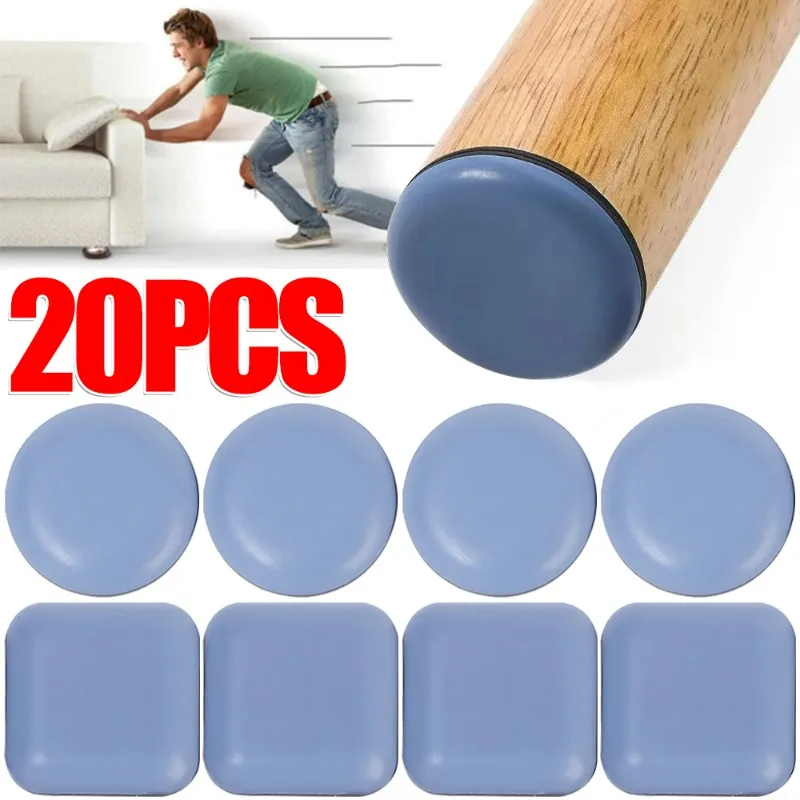 4-20PCS-Chair-Slider-Pads-Anti-Scratch-Floor-Protector-Mat-Table-Chair ...