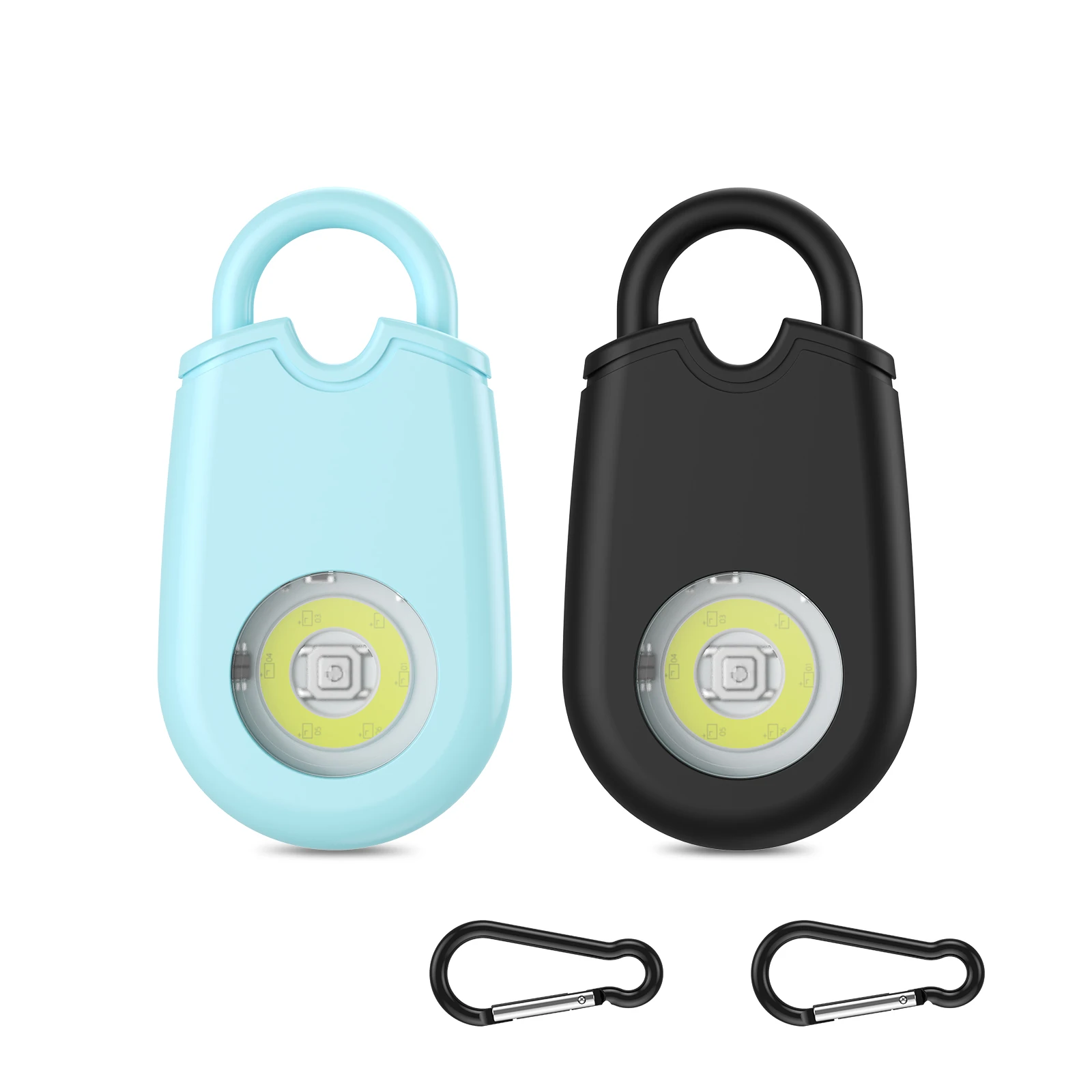 2PCS-Safe-Sound-Personal-Alarm-130dB-Self-Defense-Siren-Safety-Alarm ...