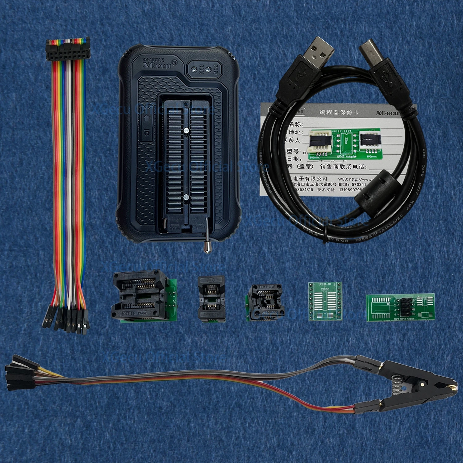 XGecu T48 (TL866-3G) Programmer Support 34000+ ICs for SPI/Nor/NAND Flash BIOS MCU EEPROM AVR ...