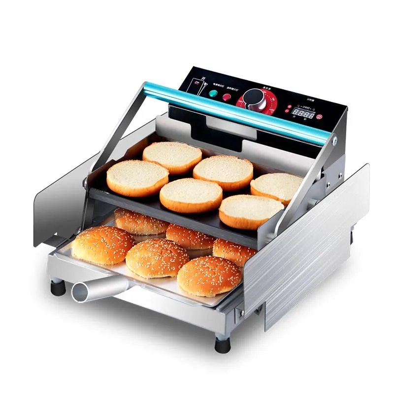 Hamburger-machine-Full-automatic-double-layer-baker-Small-electric ...