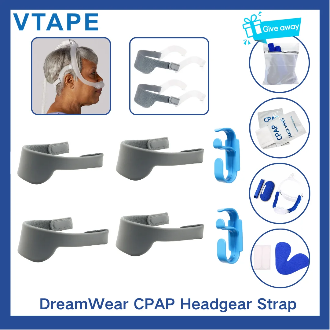 4-Packs-Silicone-Headgear-with-Arms-for-DreamWear-Nasal-Pillow-Masks ...