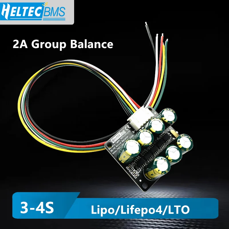 Heltec 2A Active Balancer Equalizer 3S 4S Li-ion/Lifepo4/LTO Lithium ...