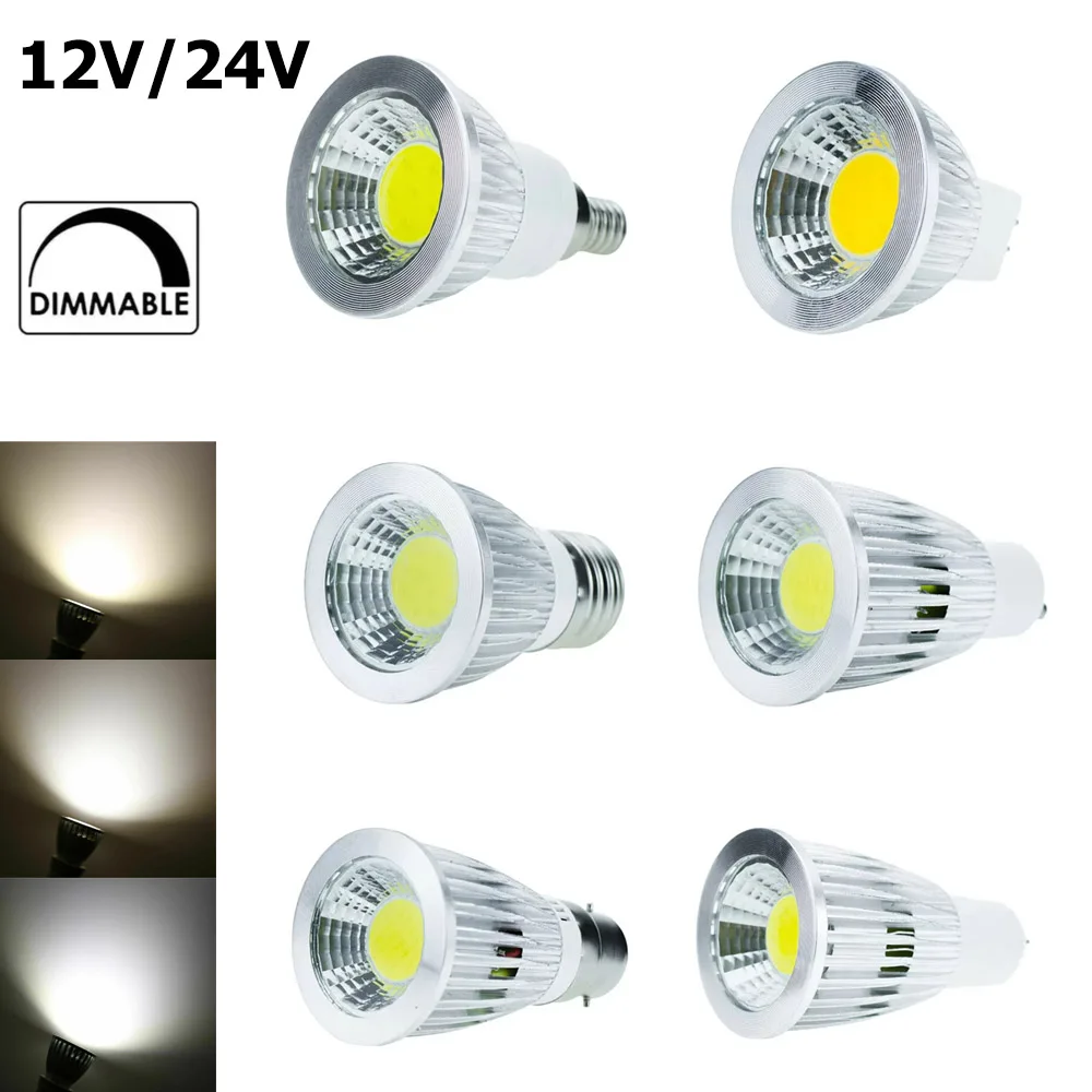6W 9W 12W LED Spotlight Home Downlight GU5.3 Energy-Saving 24V Living ...
