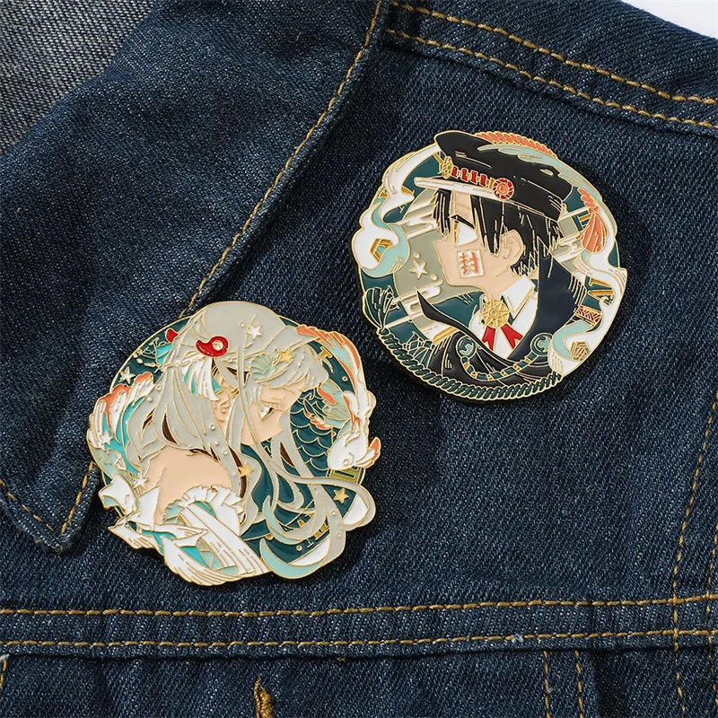 Toilet-Bound-Hanako-kun-Enamel-Pin-Yashiro-Nene-Anime-Medal-Brooch ...