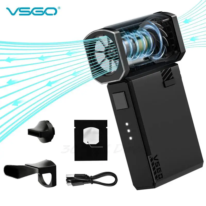 VSGO Electronic Mini Air Blower Camera Max 120km/H For PC Camera Lens ...