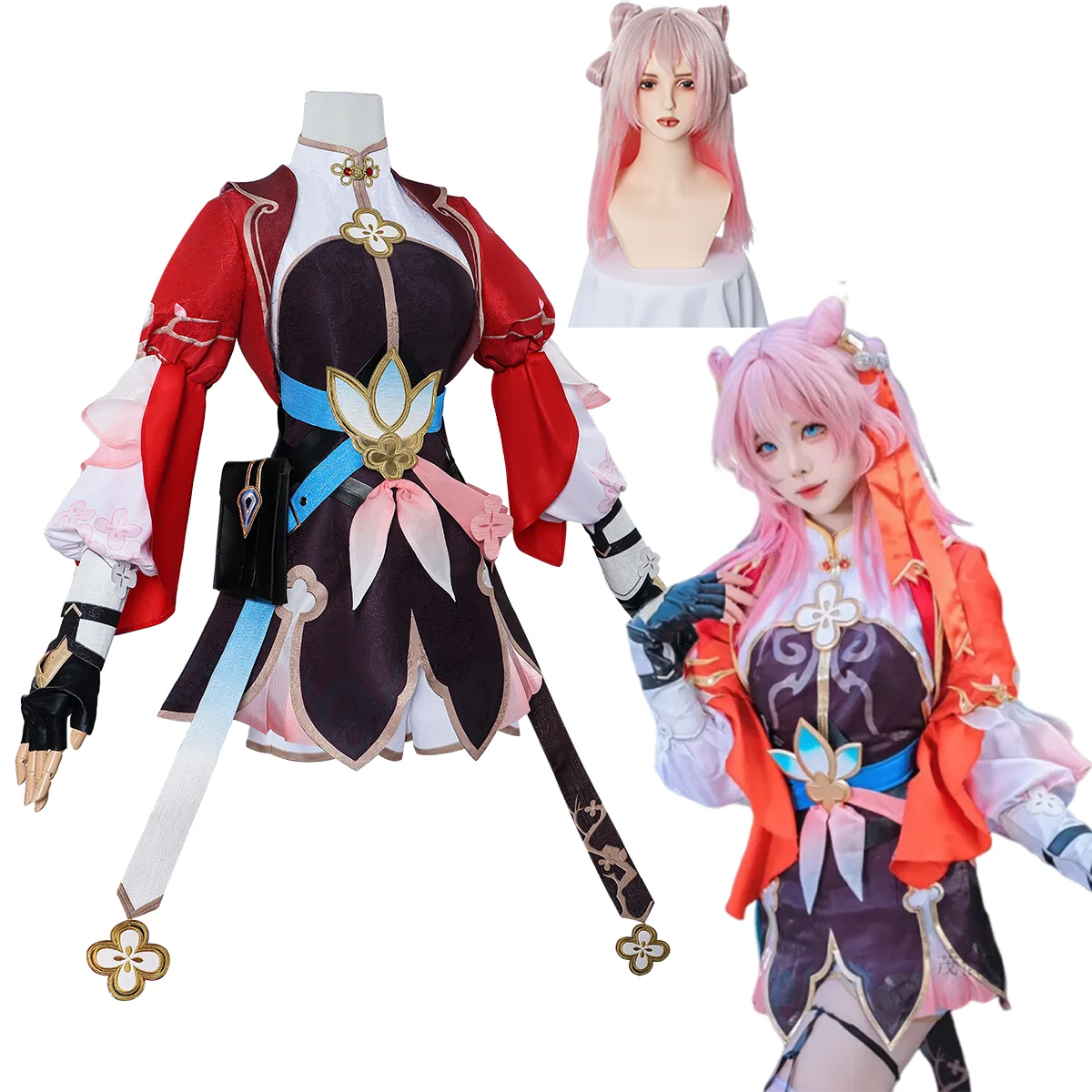 Honkai Star Rail March 7th Swordsman Anime Cosplay Costume Game ...