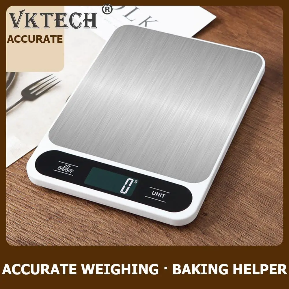 Báscula Digital portátil para cocina, balanza electrónica precisa para pesar alimentos, 5kg/1g ...