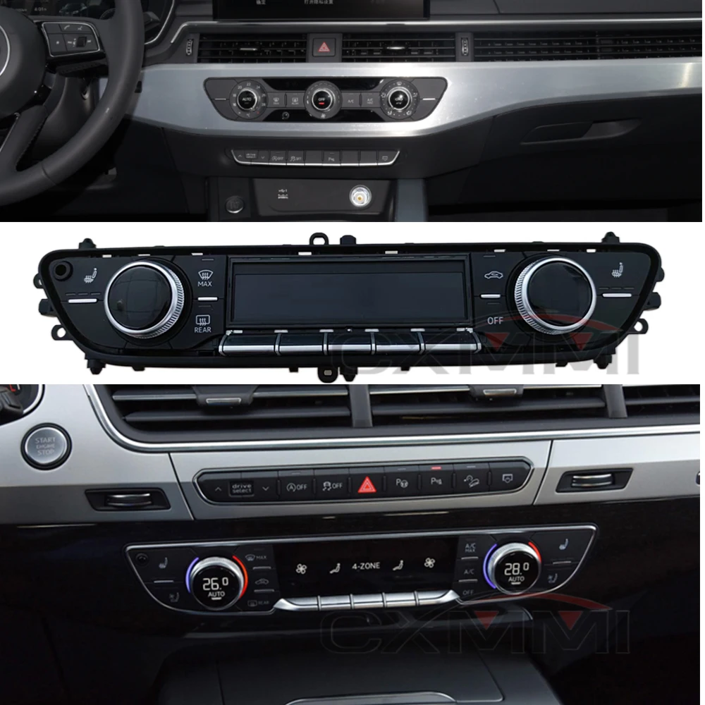 For-Audi-A4-B9-A5-Q5-Q7-air-CD-conditioning-button-LCD-air-conditioning ...