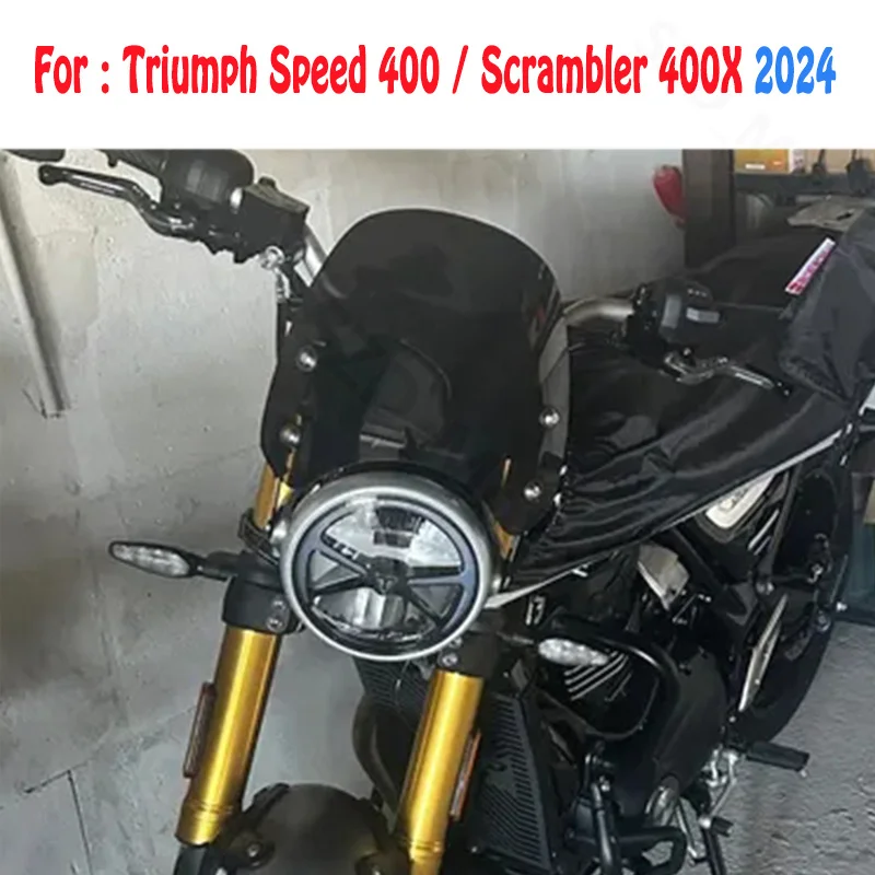 Windscreen-For-Triumph-Speed-400-Speed400-Scrambler-400-X-400X ...
