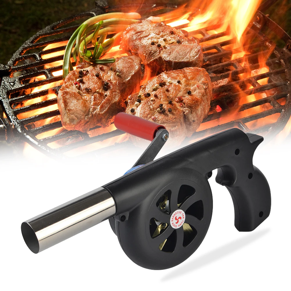 Manual-Barbecue-Blower-BBQ-Fan-Portable-Cooking-Fan-For-Outdoor-BBQ ...