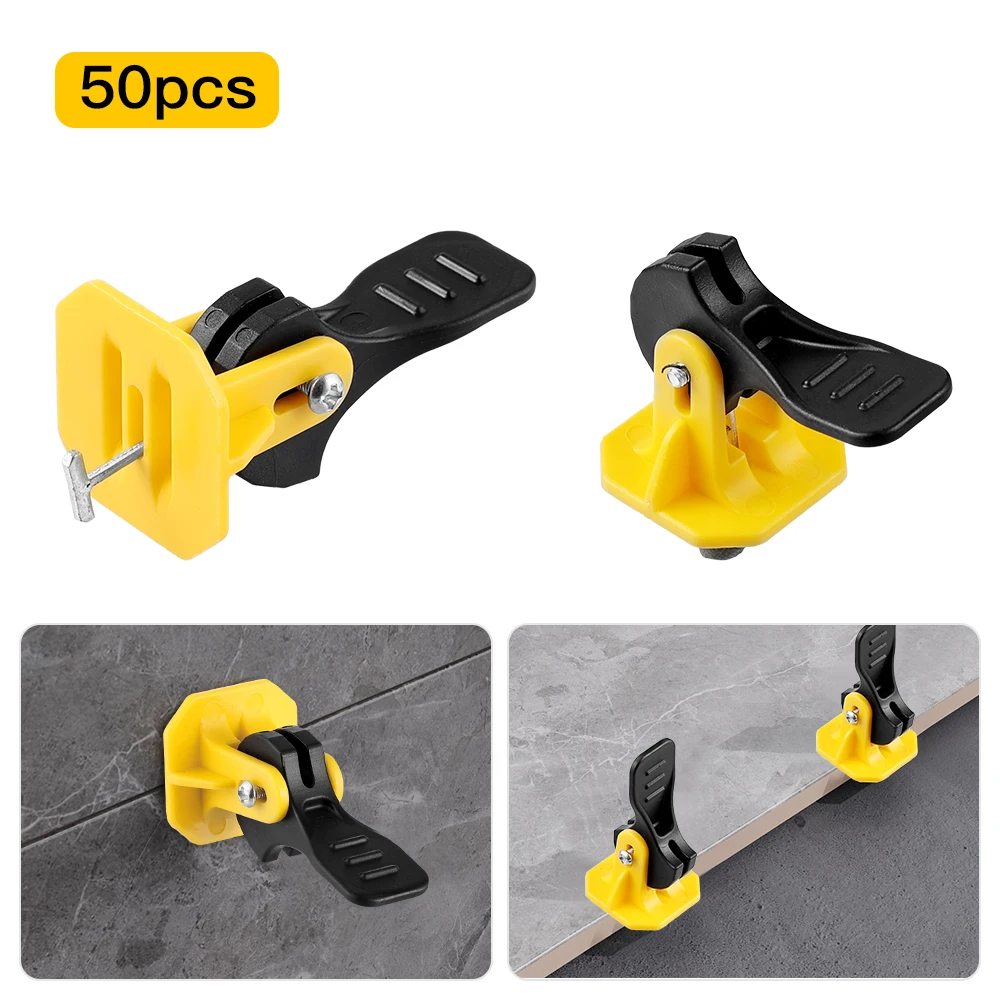 50pcs-Plastic-Tile-leveler-Level-Wedges-Tile-Spacers-For-Flooring-Wall ...