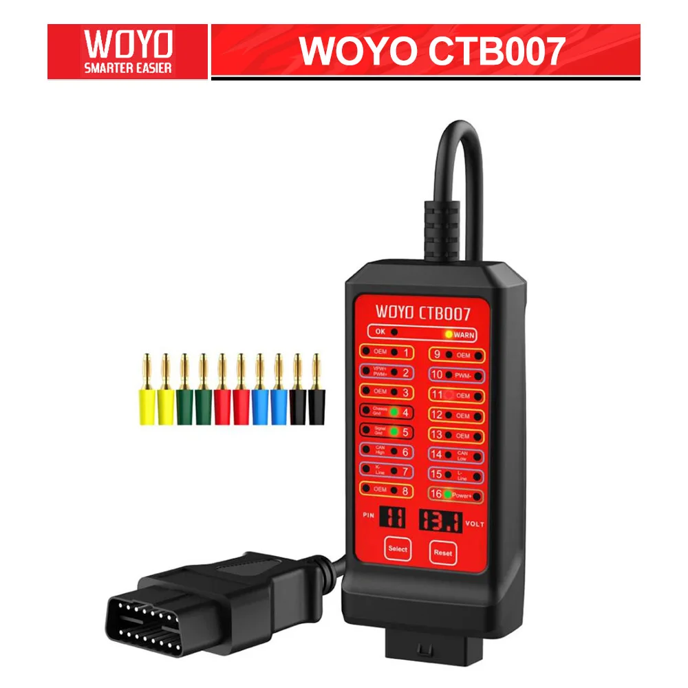 WOYO-CTB007-CAN-Tester-Pin-Settings-Diagnostic-Tool-OBD2-16Pin-Break ...