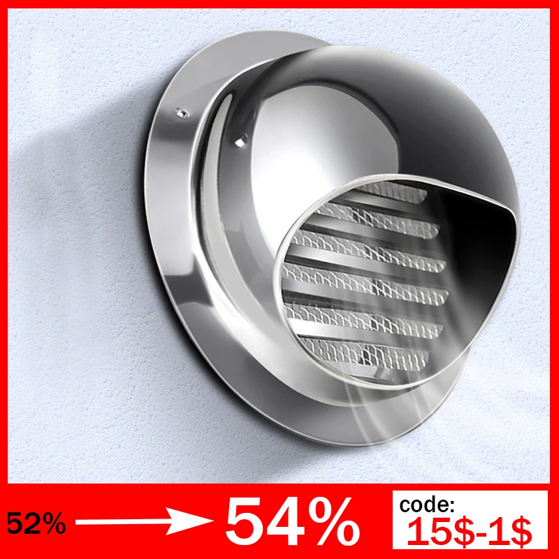 Stainless Steel Wall Ceiling Air Vent Ducting Ventilation Exhaust ...