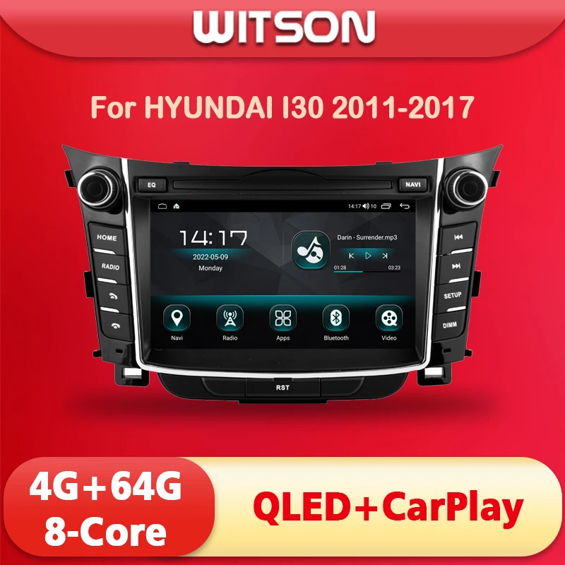 WITSON Stereo Headunit For HYUNDAI I30 2011 2012 2013 2014 2015 2017 ...