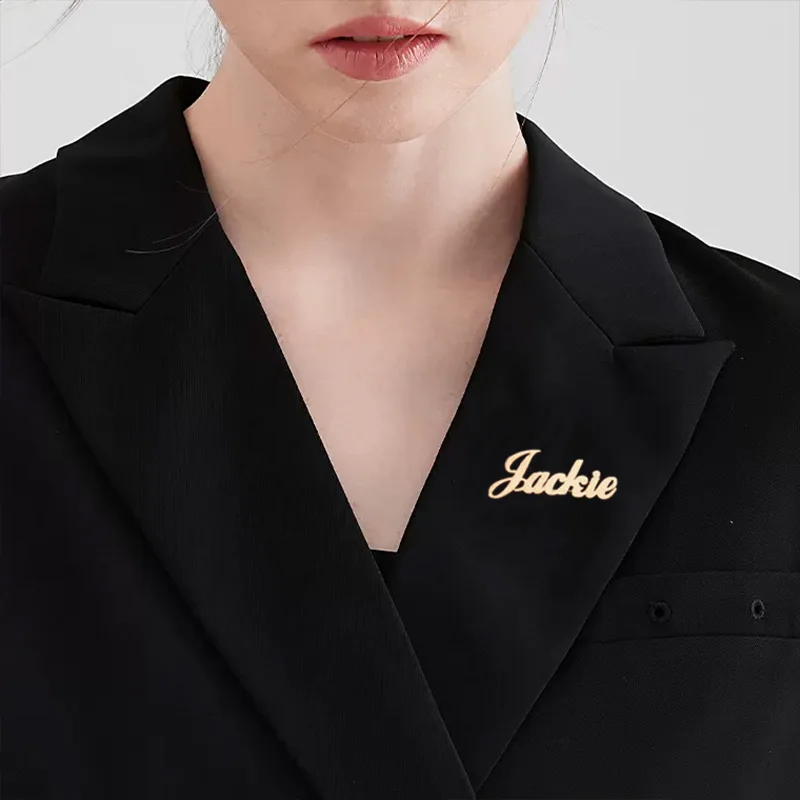 Custom Brooch Pin Personalized | Custom Brooch Name Letters ...