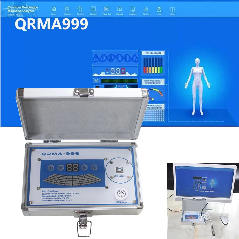 2024-Quantum-Health-Sub-health-Analyzer-New-QRMA-999-Magnetic-Resonance-Analyzer-Full-Body ...