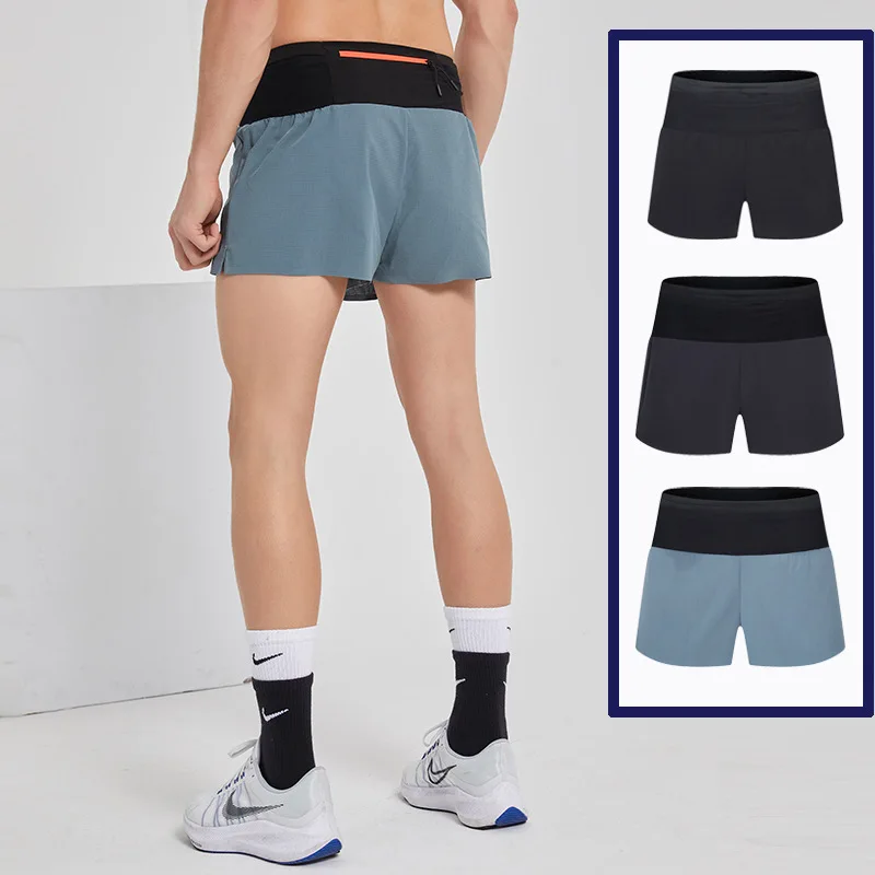 (XS 3XL)Men Marathon Trackless Sports Shorts Quick Dry Running Short ...