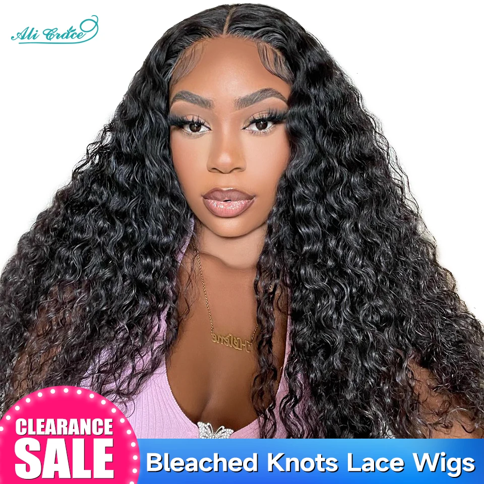 Ali-Grace-Wigs-Bleached-Knots-Curly-5x5-Lace-Closure-Wigs-For-Women-Pre ...