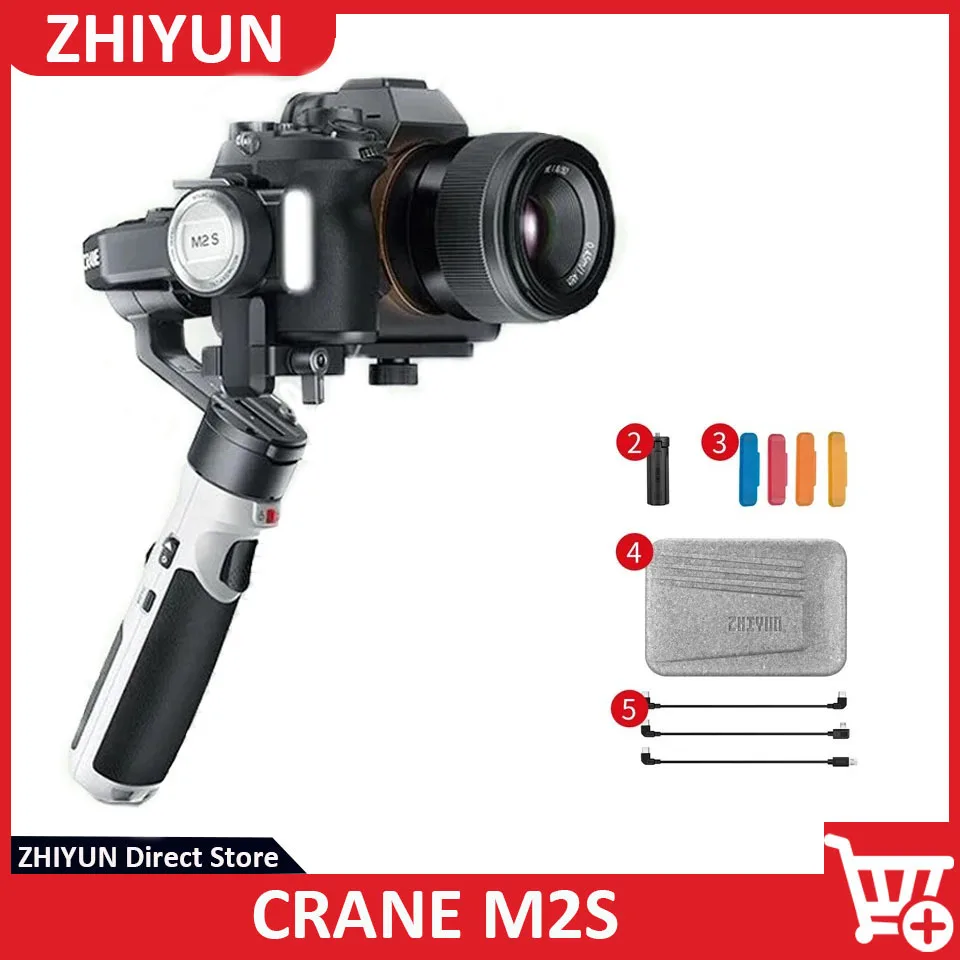 ZHIYUN-CRANE-M2S-3-Axis-Handheld-Camera-Gimbal-Stabilizer-CRANE-M2S ...