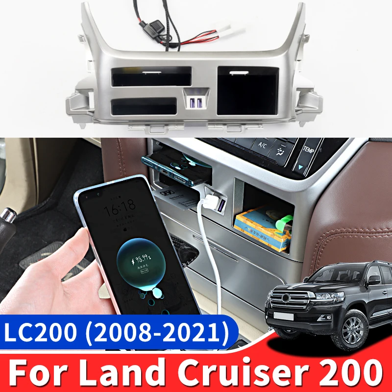 For-Toyota-Land-Cruiser-200-LC200-Central-Control-Wireless-Charger ...