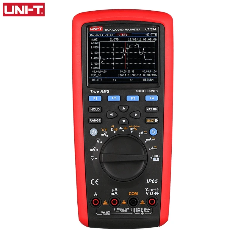 UNI-T-True-RMS-Datalogging-Multimeter-UT181A-Dual-Temperature ...