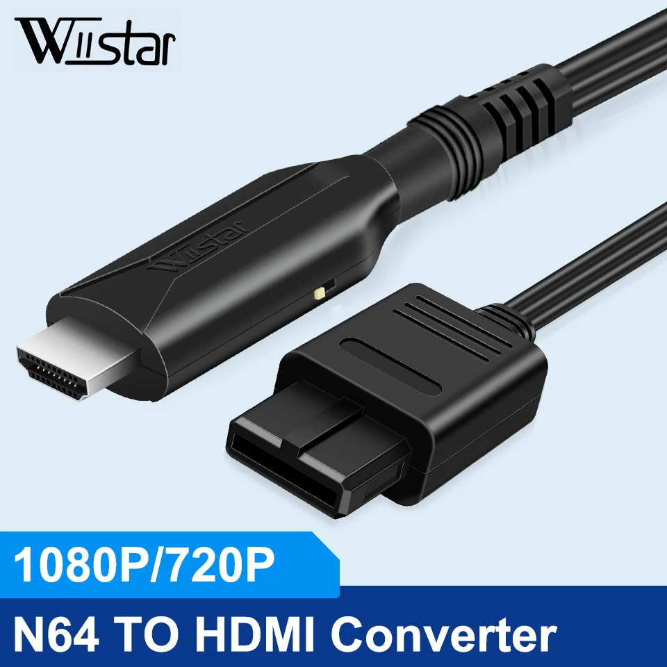N64-to-HDMI-compatible-Converter-Adapter-HDMI-compatible-Cable-for ...