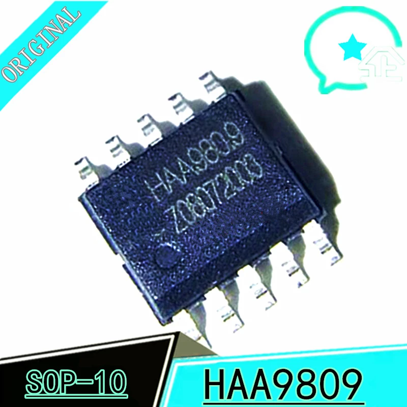 Original 50 pces haa9809 esop8 classe ab/d áudio amplificador de potência chip circuito com ...