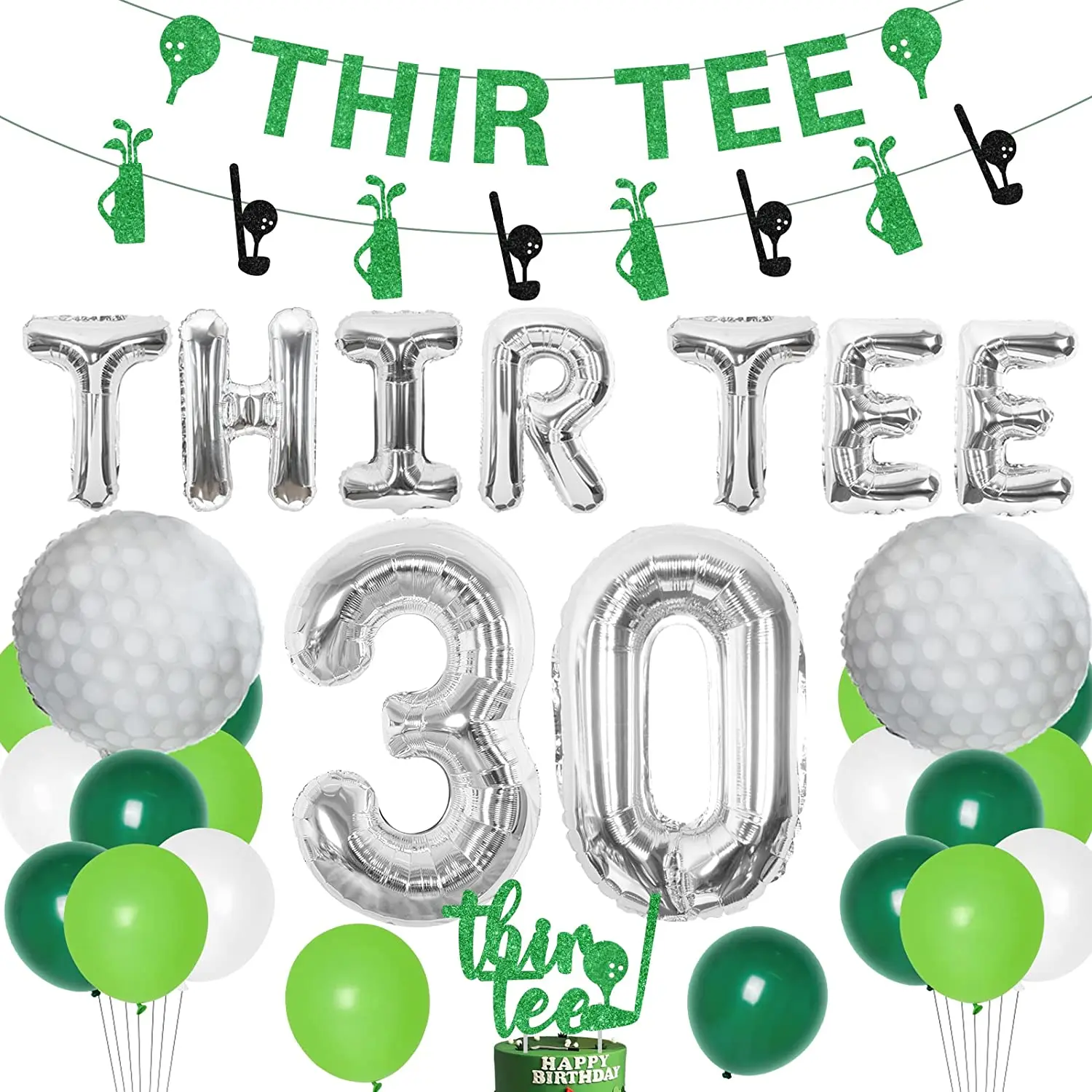 Golf Birthday Banner