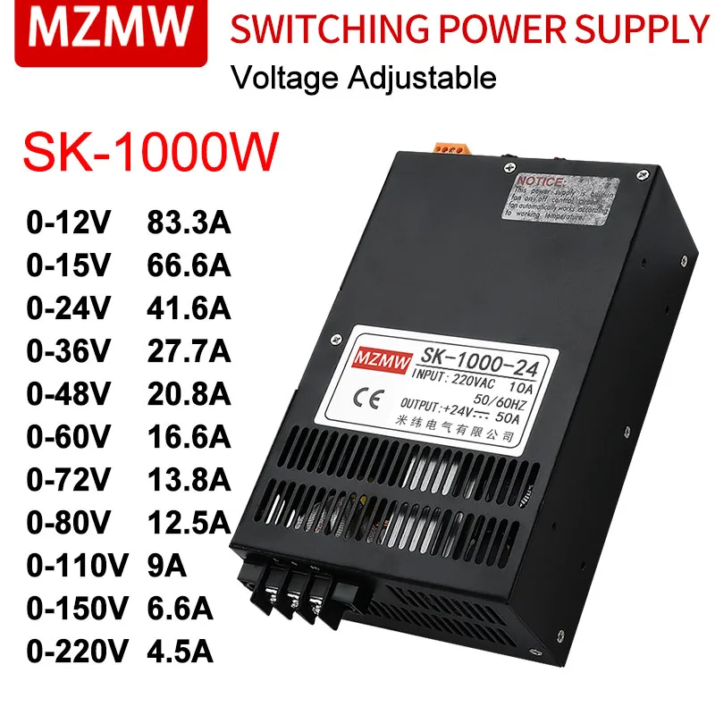 MZMW-1000W-Switching-Power-Supply-SK-1000-0-12V-15-24V-36V-48V-60V-80V ...
