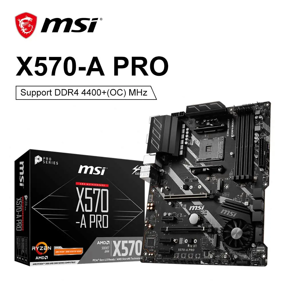 MSI-X570-A-PRO-Motherboard-X570-Mainboard-DDR4-AM4-128G-4400-OC-PCIE4-0 ...