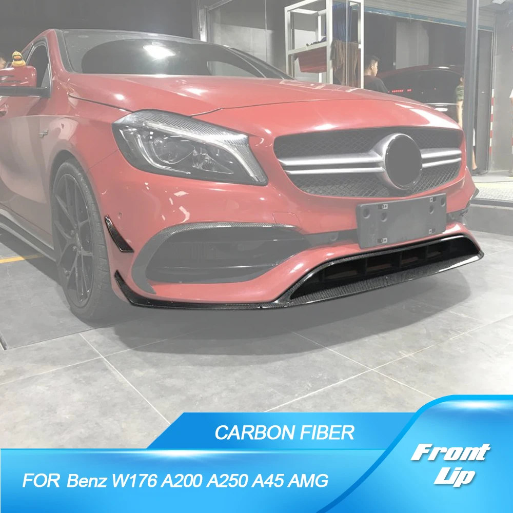 Front-Bumper-Lip-Canards-Vents-for-Mercedes-Benz-W176-A-Class-A200-A250 ...