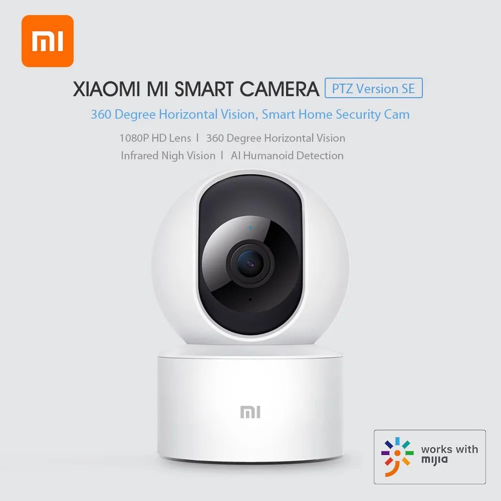 【global Version】 Xiaomi Mi Smart Camera Cctv Se 1080p 360° Degree Wifi ...