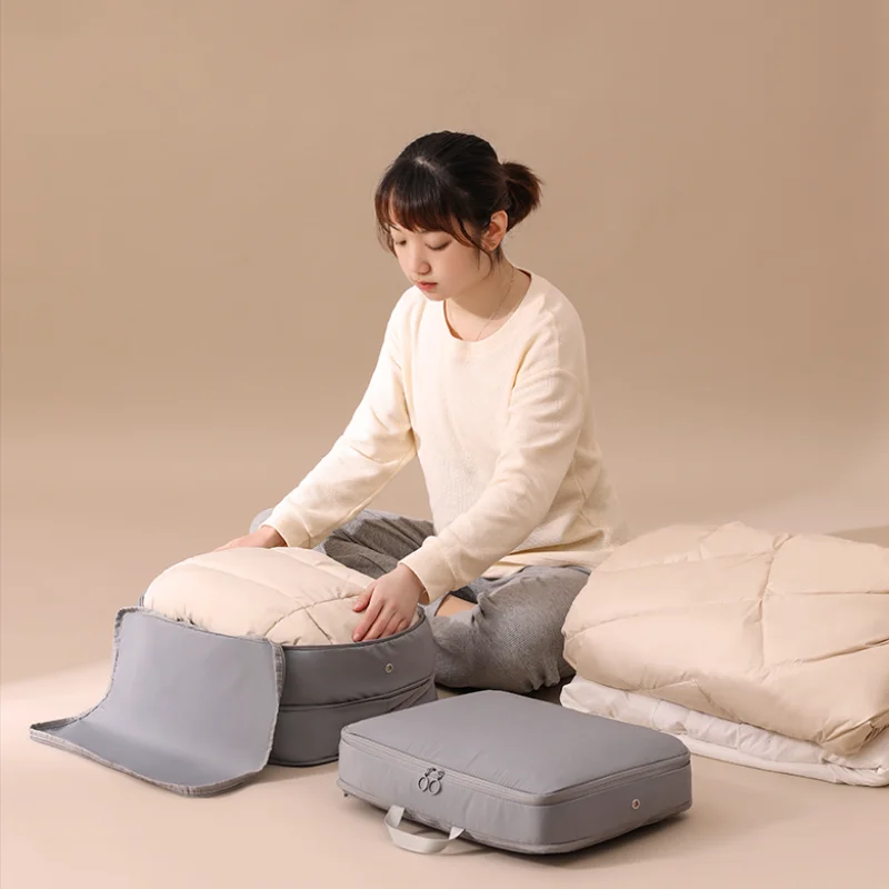 Cube-d-emballage-de-Compression-tiroir-de-garde-robe-doudoune-rangement ...