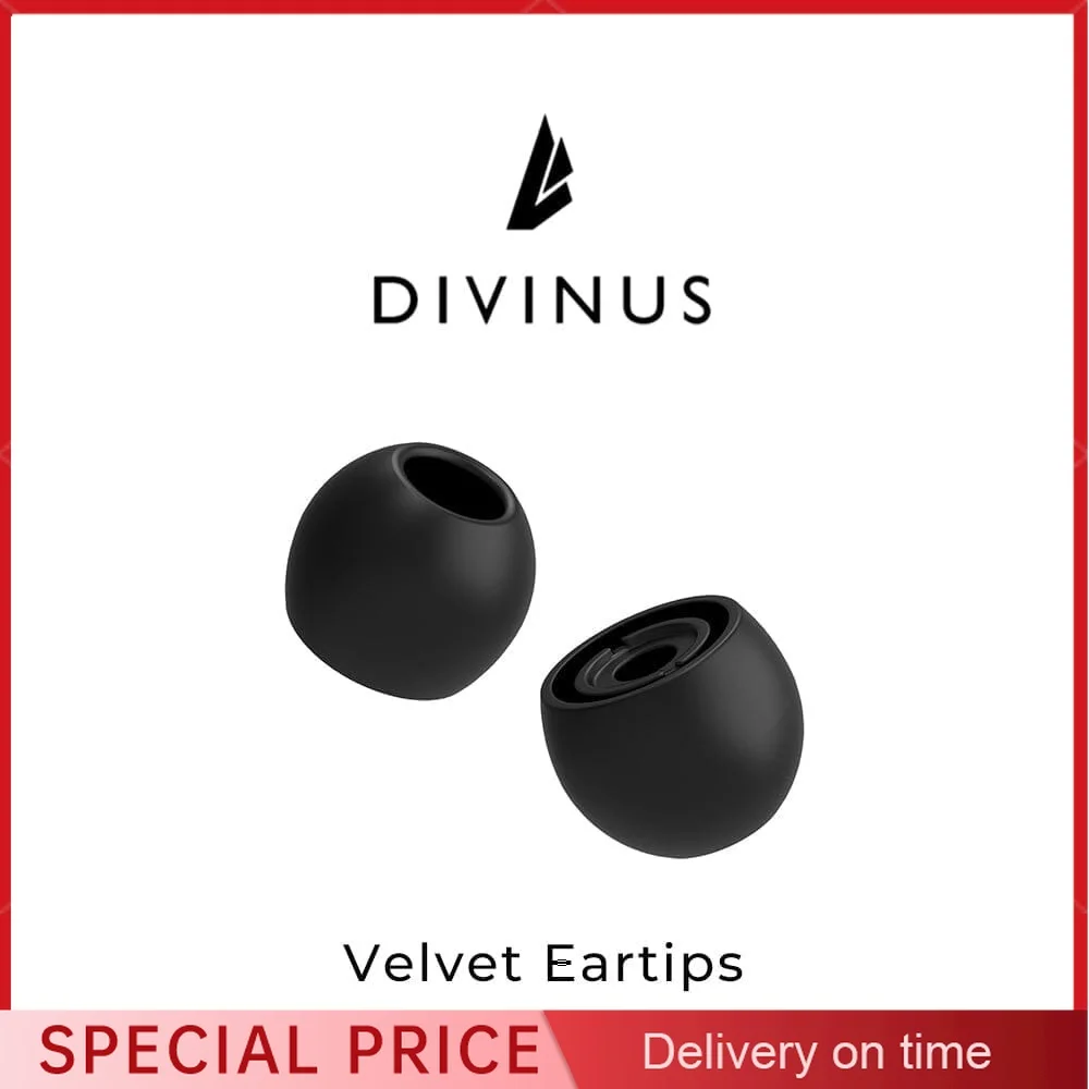 DIVINUS-Velvet-Silicone-Eartips-For-4-0mm-6mm-Nozzle-S-M-L-3pairs ...